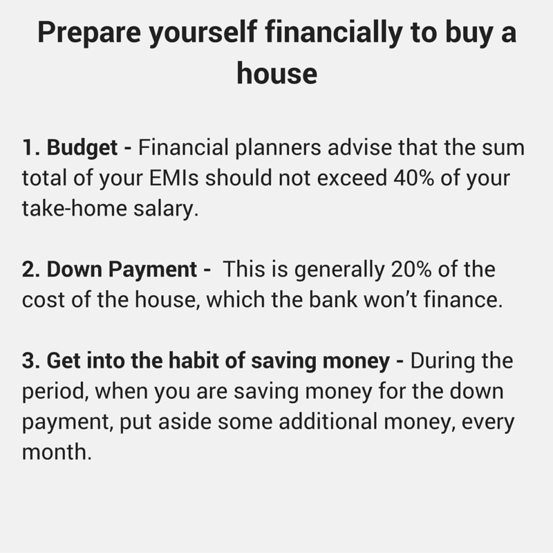 A quick guide to preparing yourself financially to buy a house ...