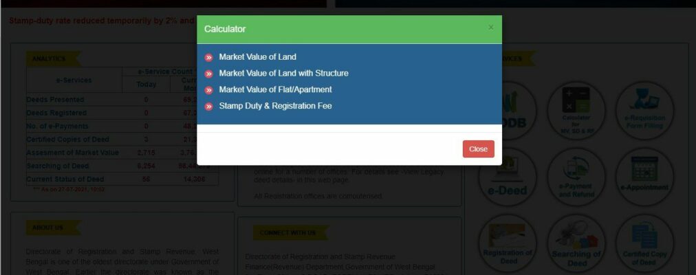 Stamp Duty, Registration Fee on property in West Bengal 2024