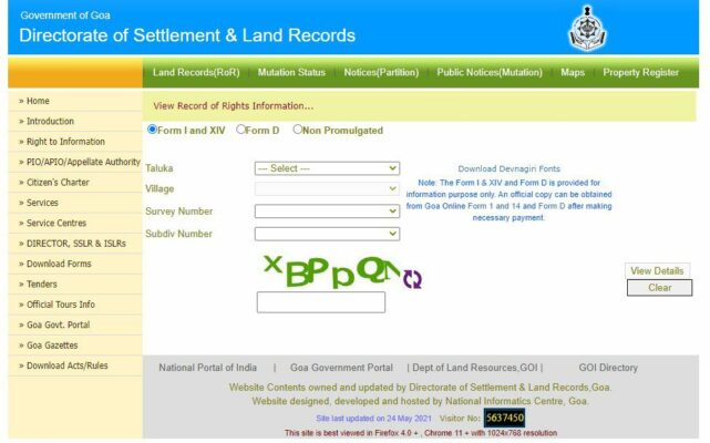 Goa Land Records Search Land Survey Map Goa Form And 14 More goa-land-records-search-land-survey-map-goa-form-and-14-more