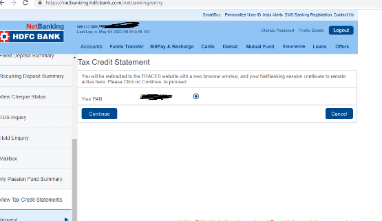Form 26AS Process To View And Download 26AS From TRACES Website