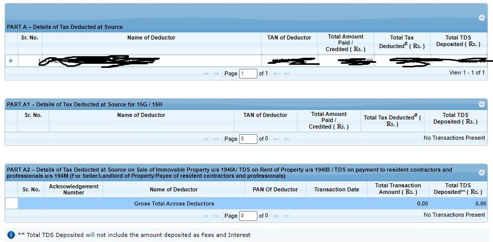 Form 26AS: View and Download 26AS from TRACES Website