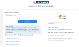 HDFC Net Banking Login and Online Registration Process