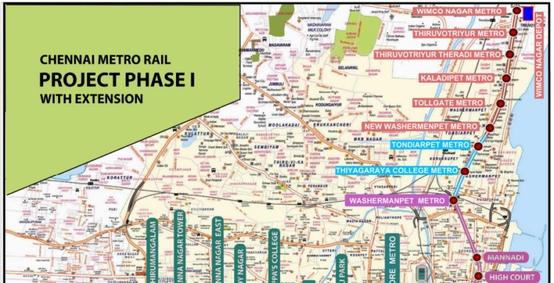 Metro Networks in India: Lucknow Metro Route Map