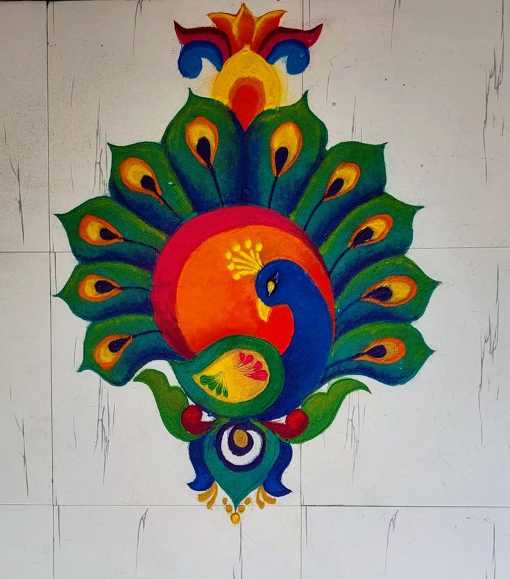 Beautiful Dhanteras Rangoli ideas for home